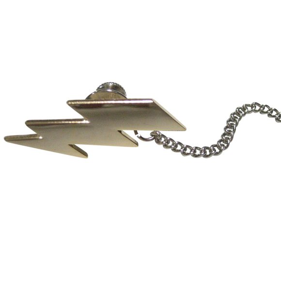 Kiola Designs | Accessories | Gold Toned Lightning Bolt Tie Tack | Poshmark